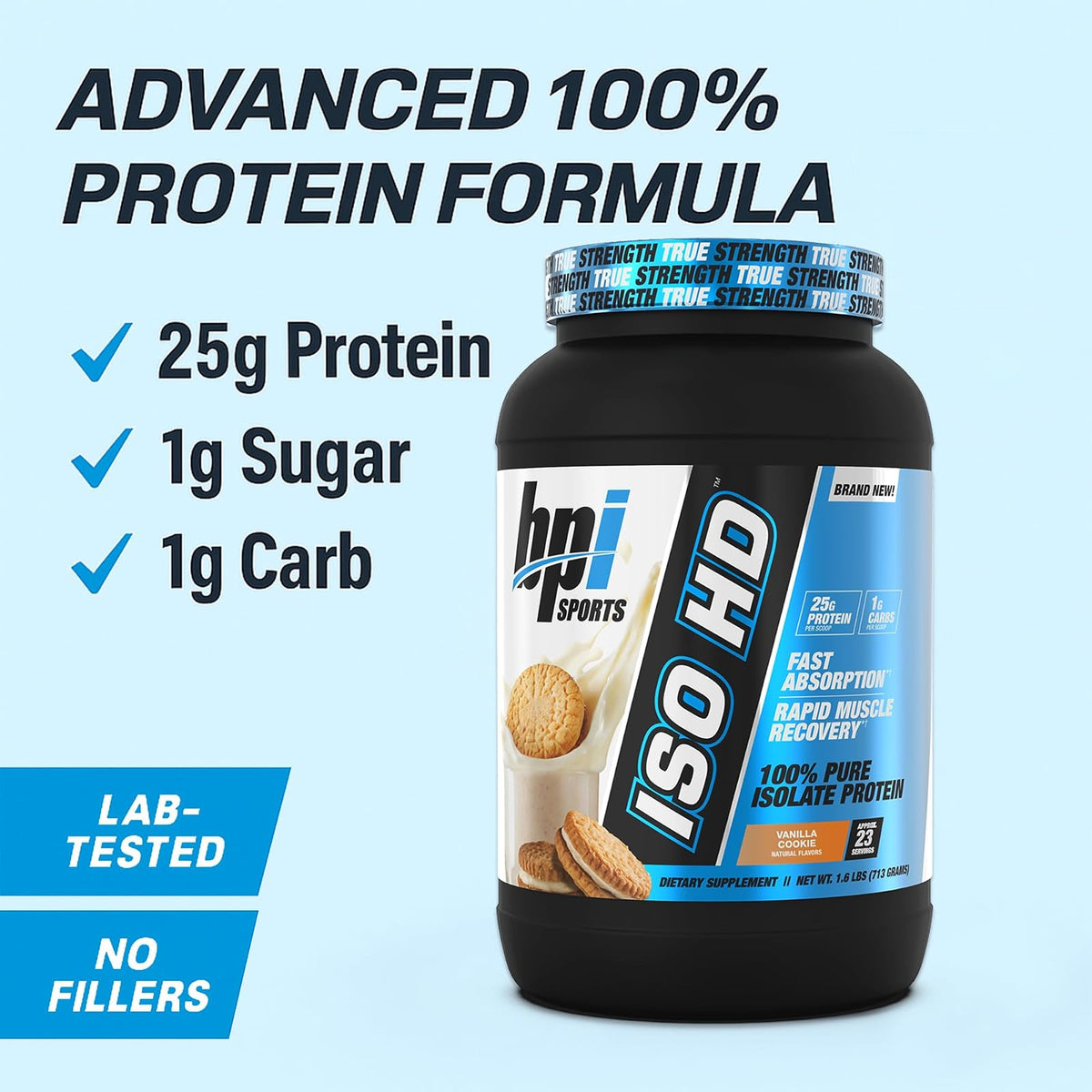 High-quality whey protein supplement