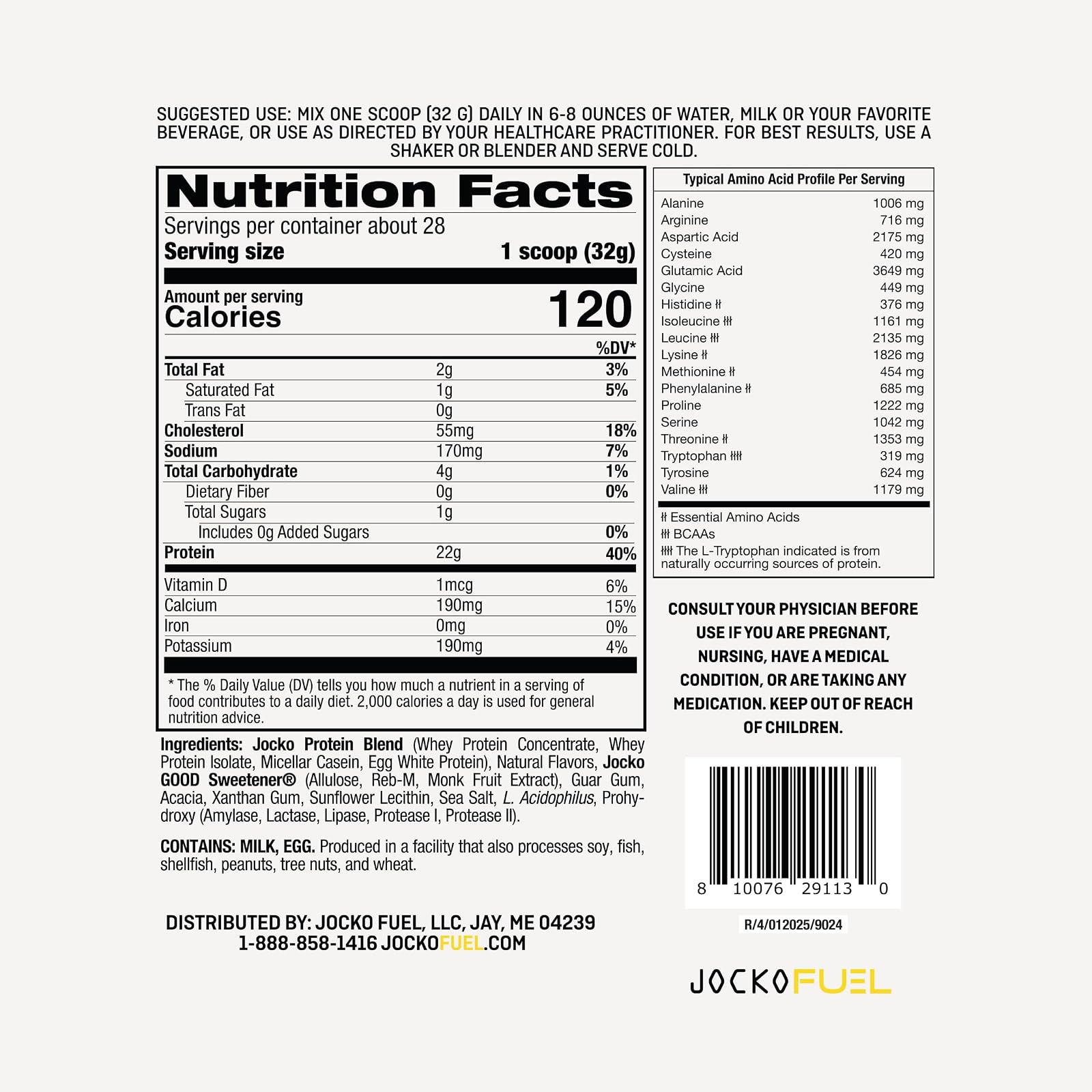 high-quality whey protein supplement