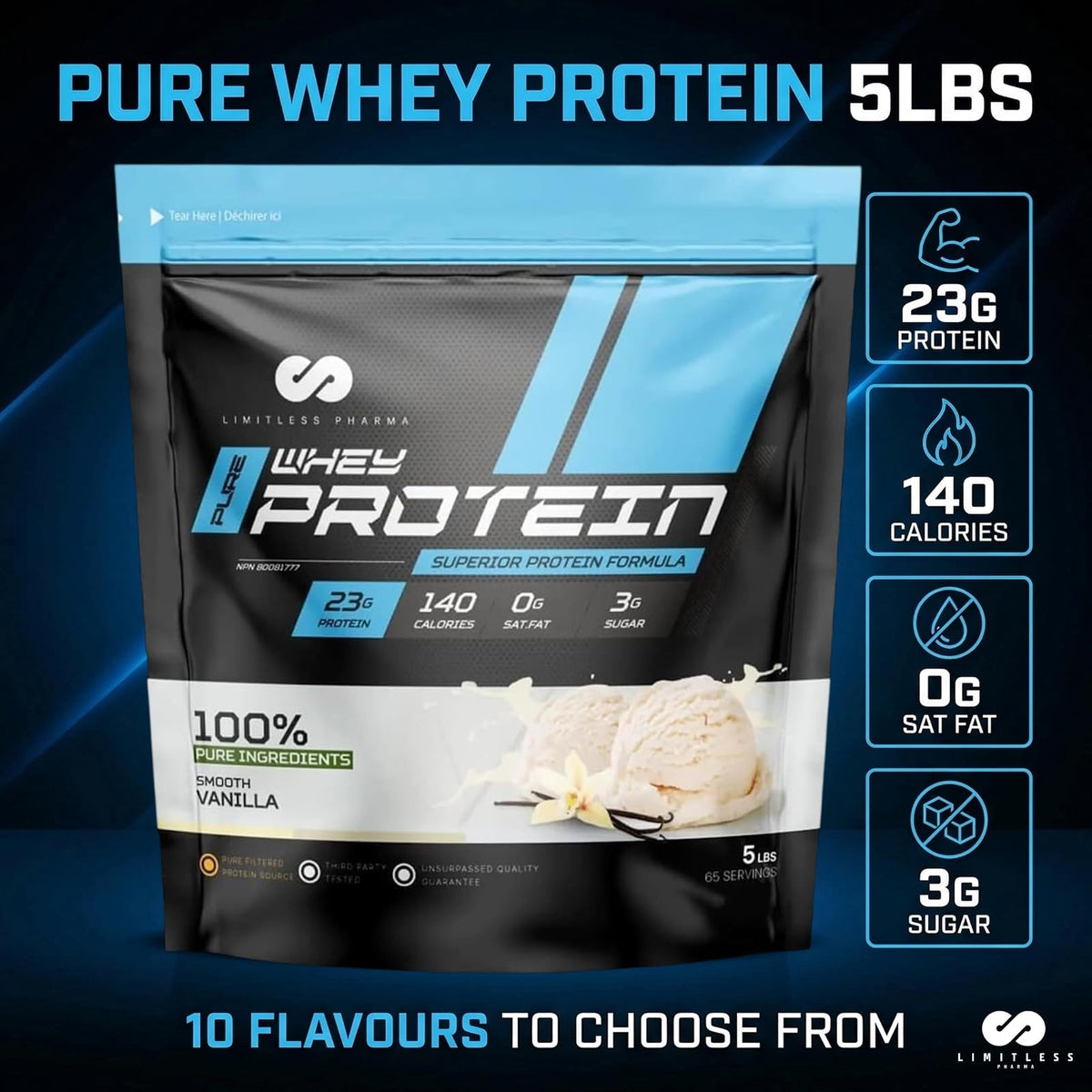high-quality whey protein supplement