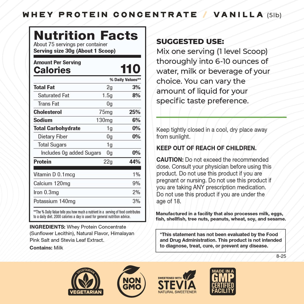 high-quality whey protein supplement