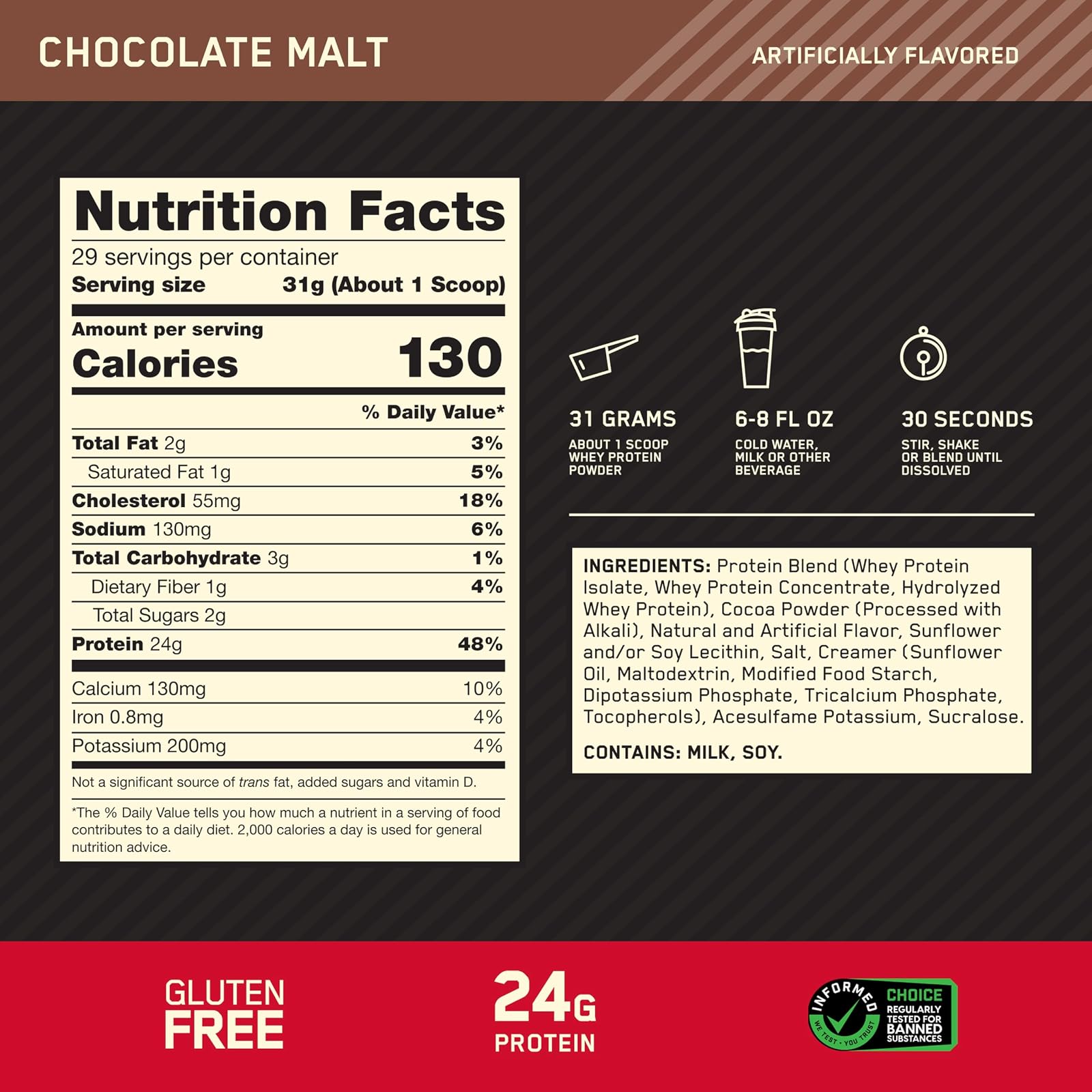 high-quality whey protein supplement