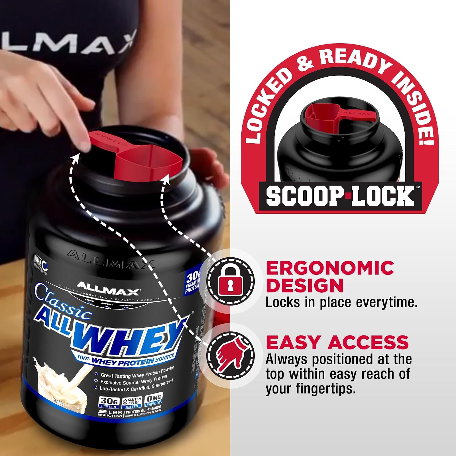 high-quality whey protein supplement