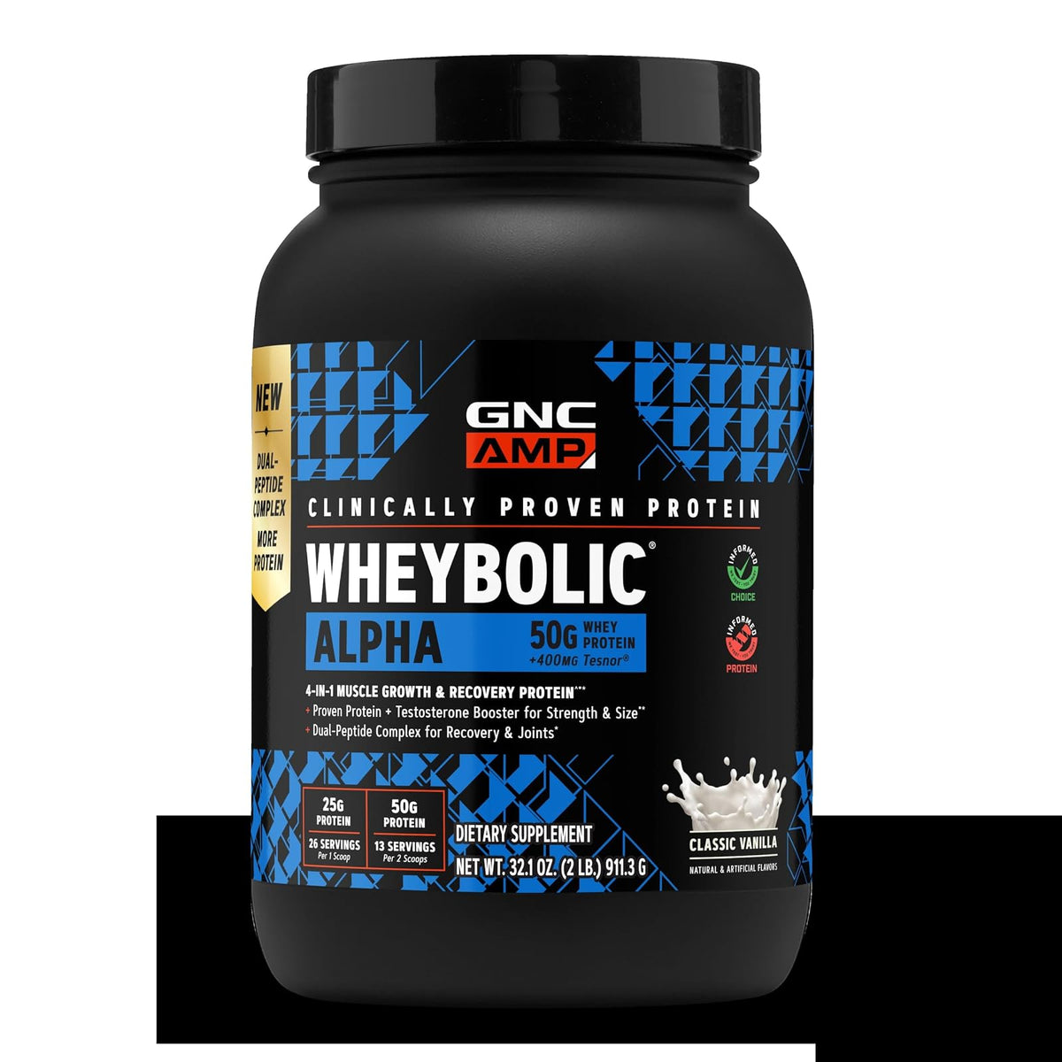 High-quality whey protein supplement