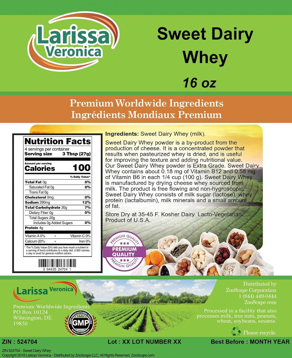 high-quality whey protein supplement