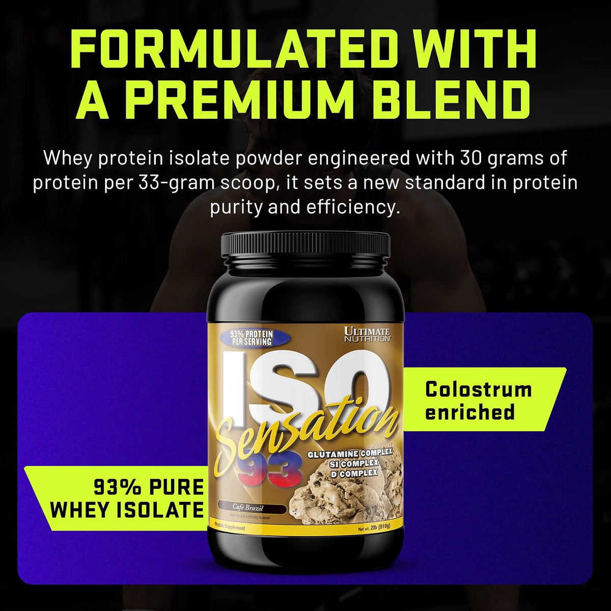 high-quality whey protein supplement