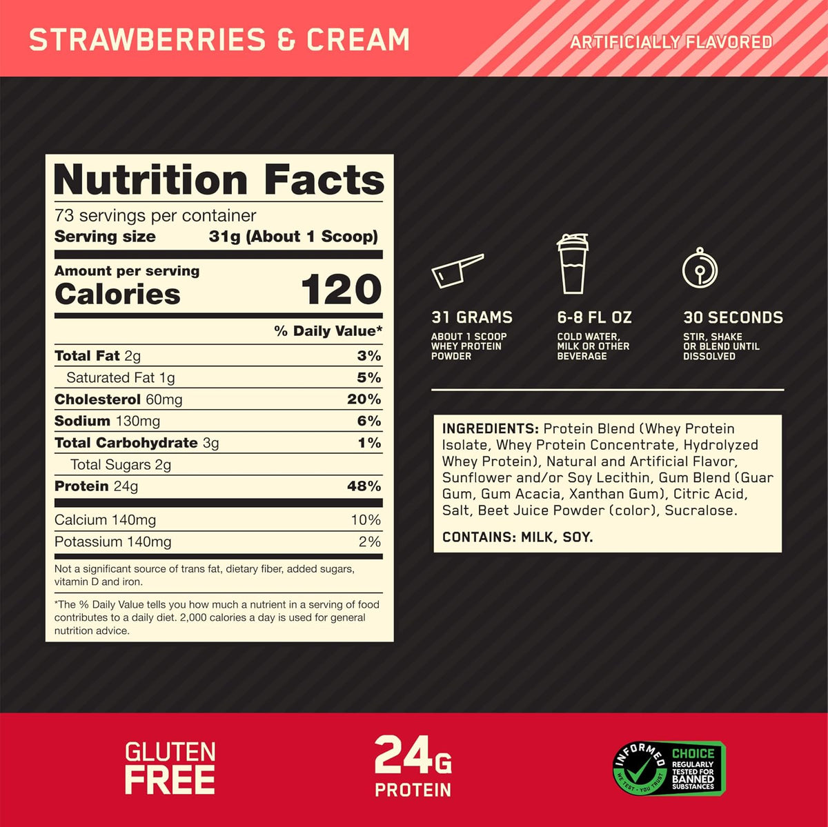 high-quality whey protein supplement