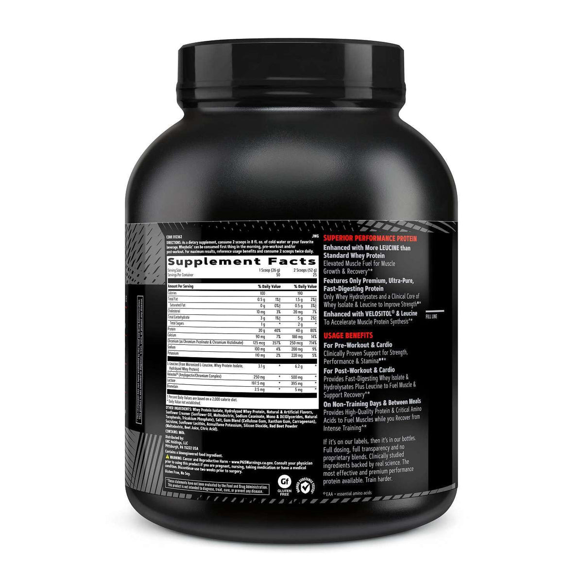 high-quality whey protein supplement