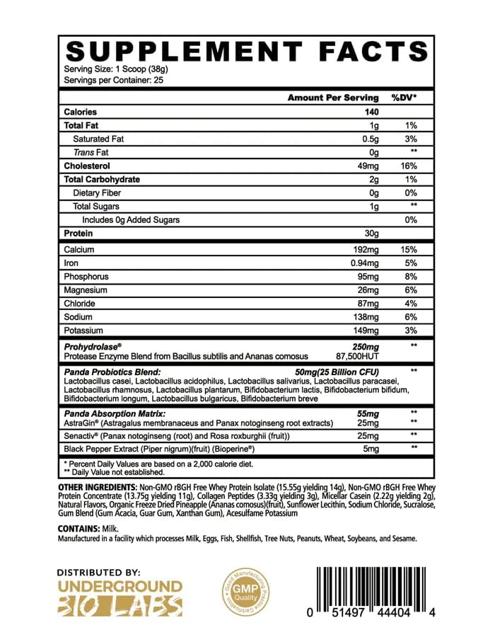 high-quality whey protein supplement