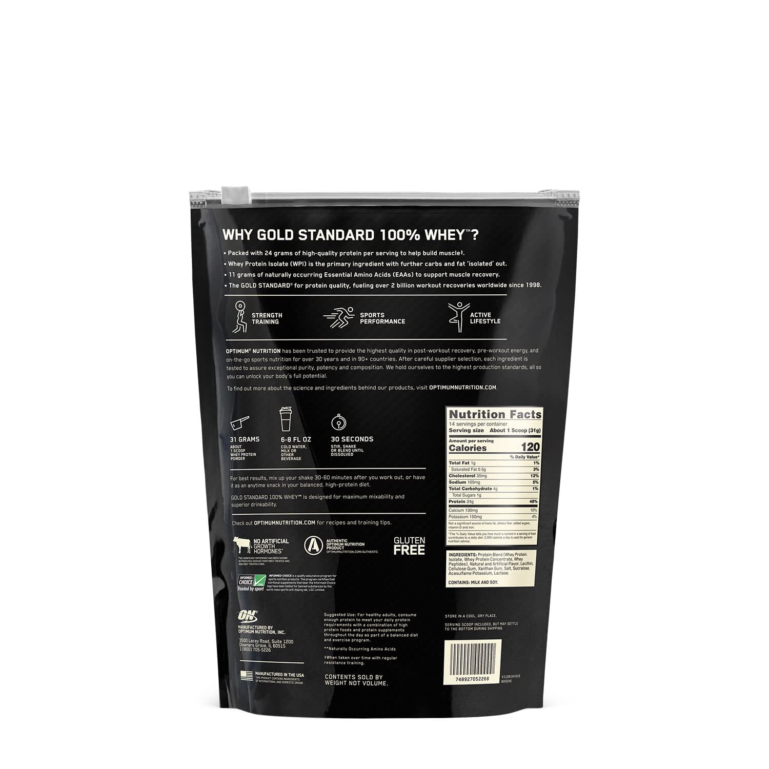 high-quality whey protein supplement