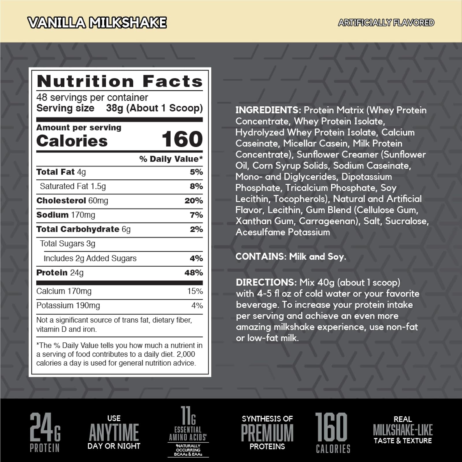 high-quality whey protein supplement