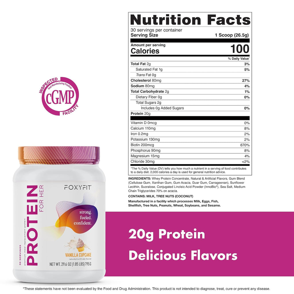 High-quality whey protein supplement