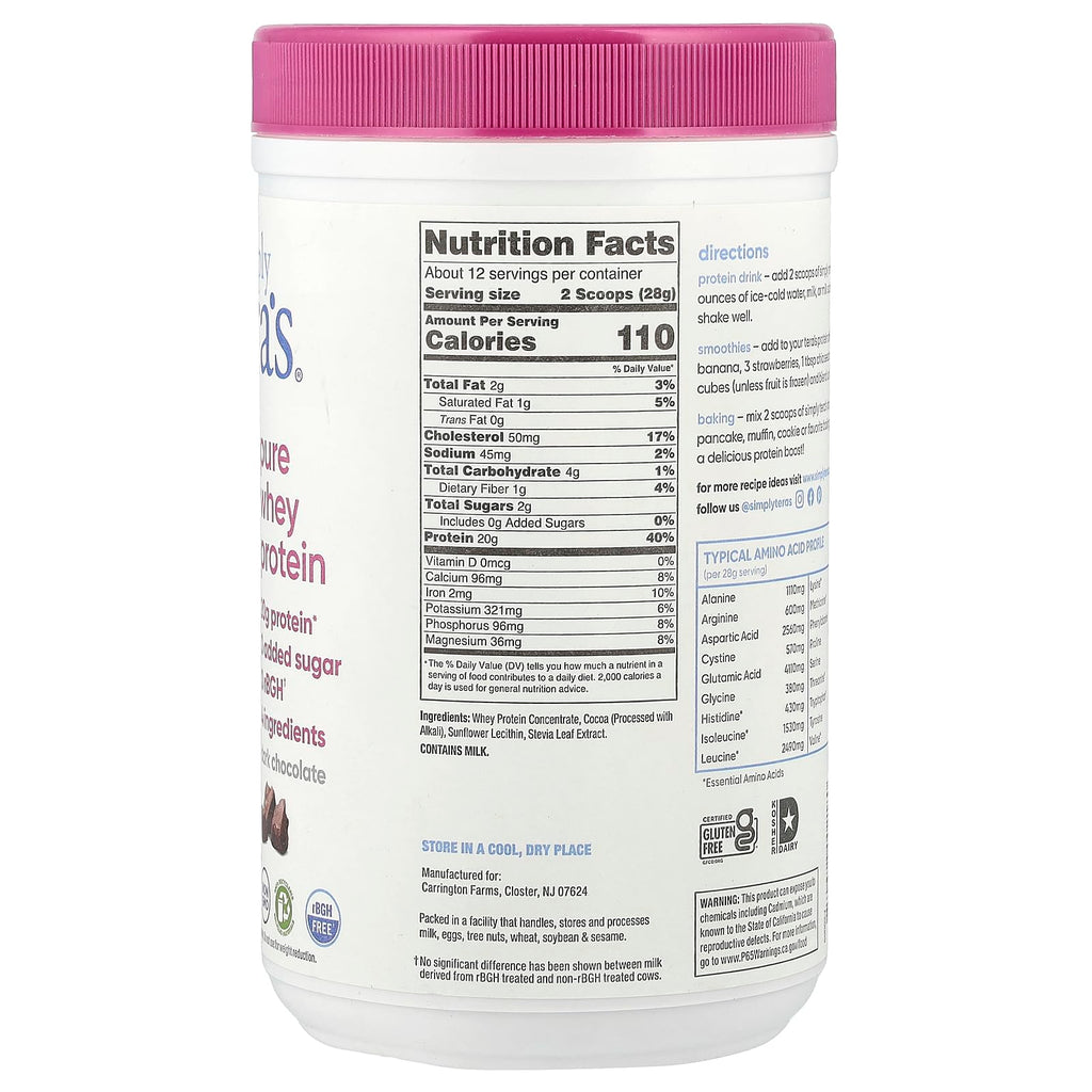 High-quality whey protein supplement