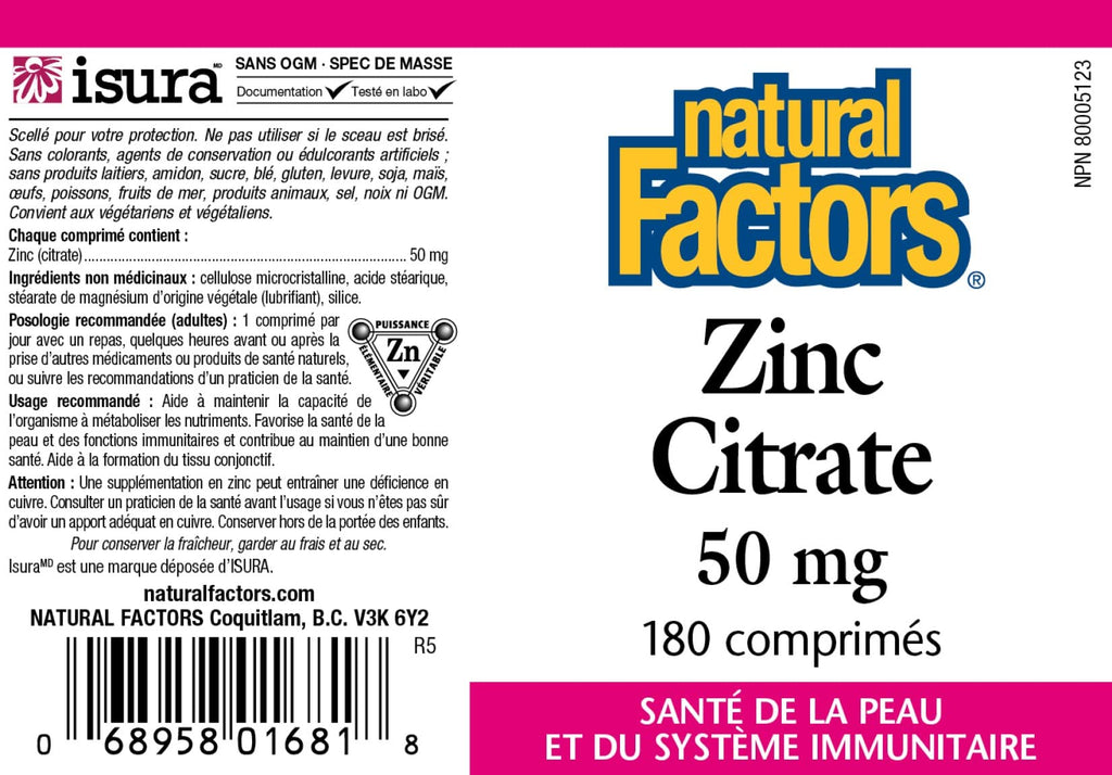 High-quality zinc supplement Canada