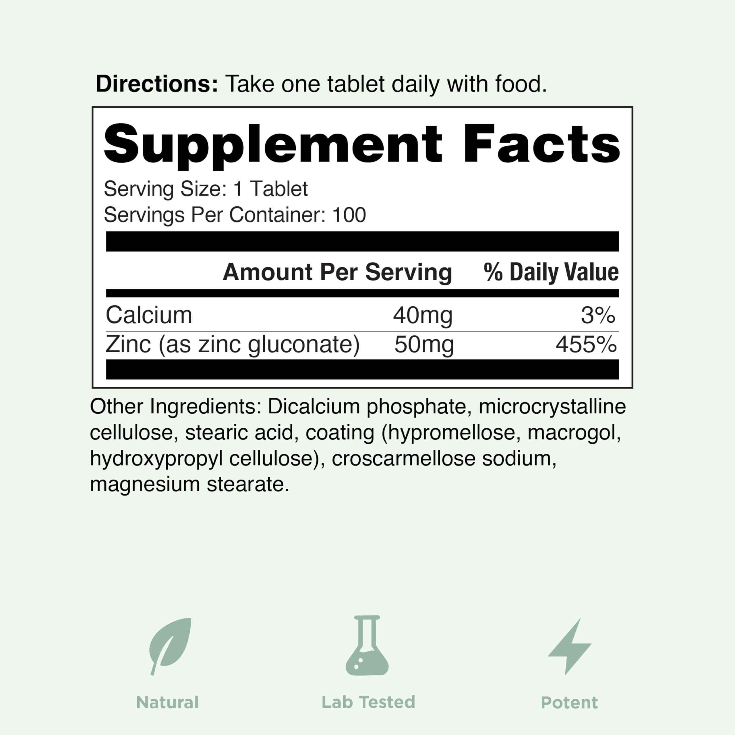 high-quality zinc supplement Canada