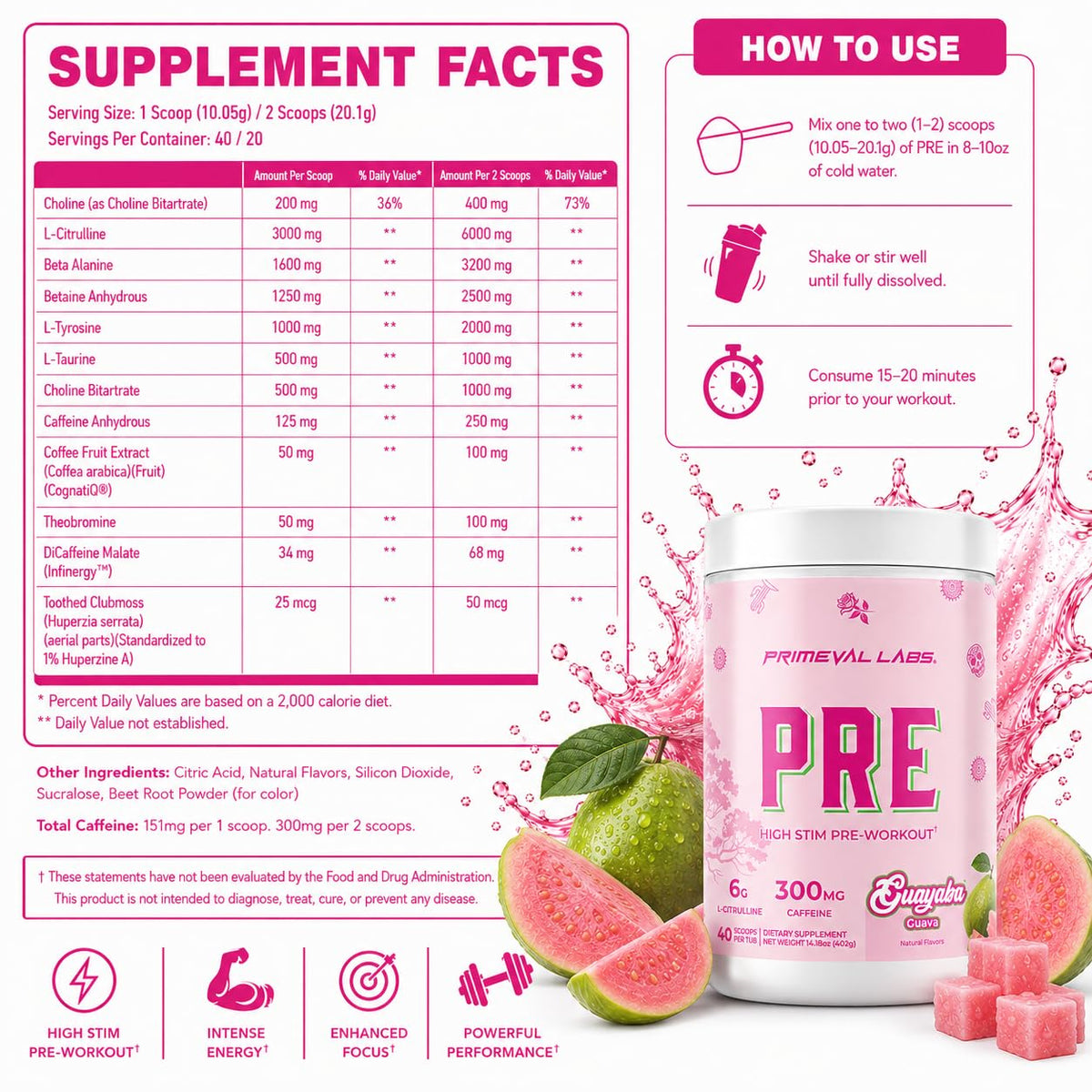 high-stim pre workout for energy boost