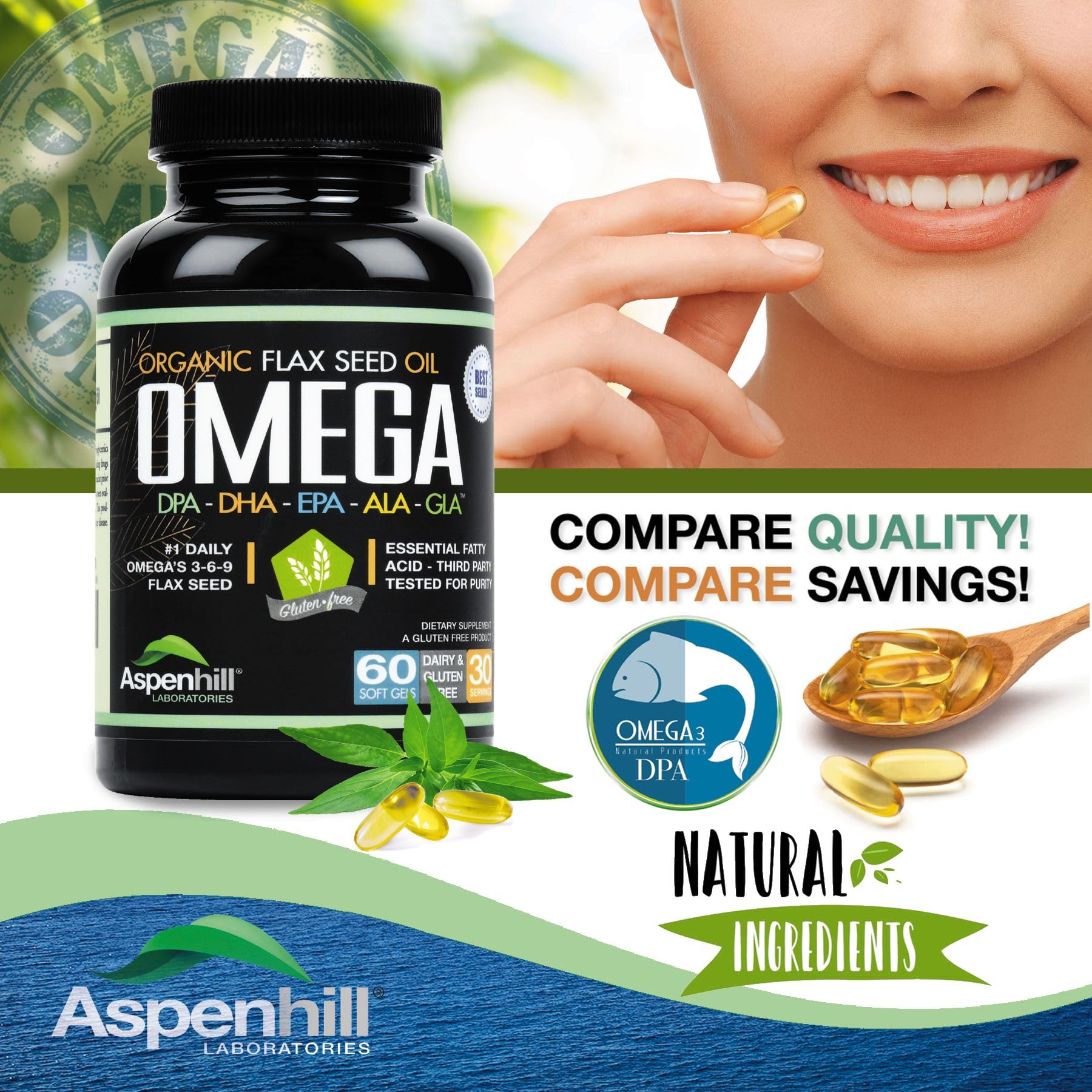 high strength flax seed oil