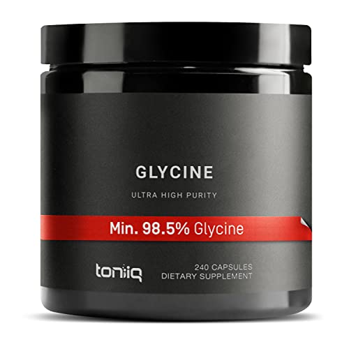 High strength glycine capsules for health