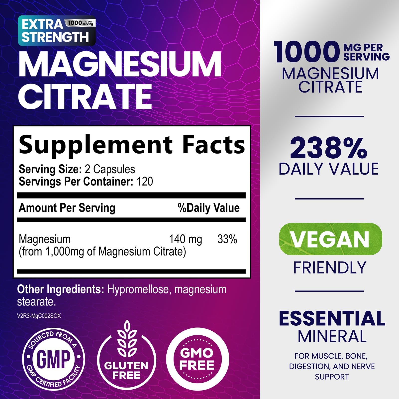 High strength magnesium for better sleep