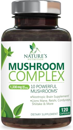 High strength mushroom blend capsules