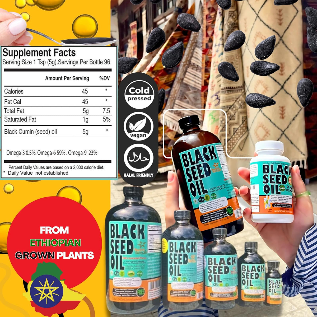 high thymoquinone black seed oil