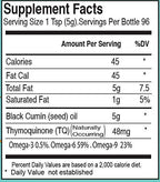 High thymoquinone black seed oil