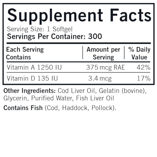 high vitamin A and D content
