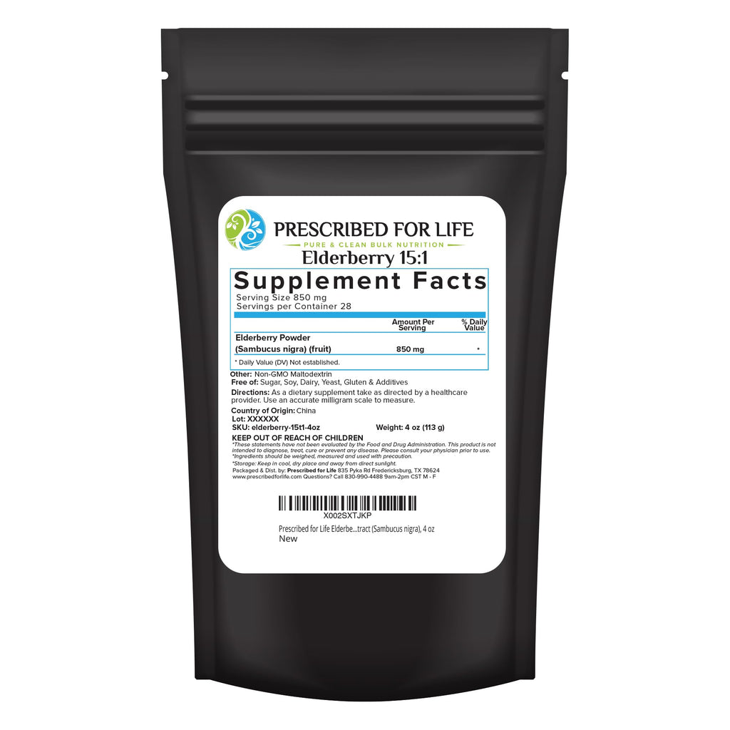 high vitamin C elderberry powder