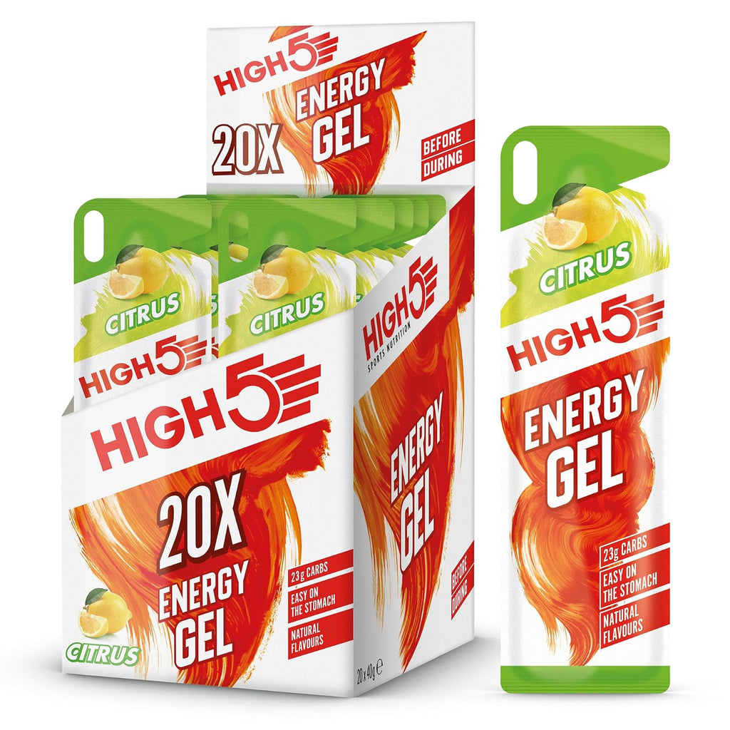 High5 energy gel citrus flavour