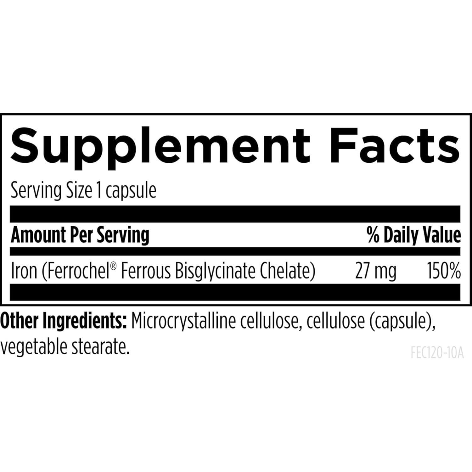 highly absorbable iron bisglycinate