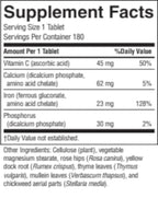 highly absorbable iron chelate formula