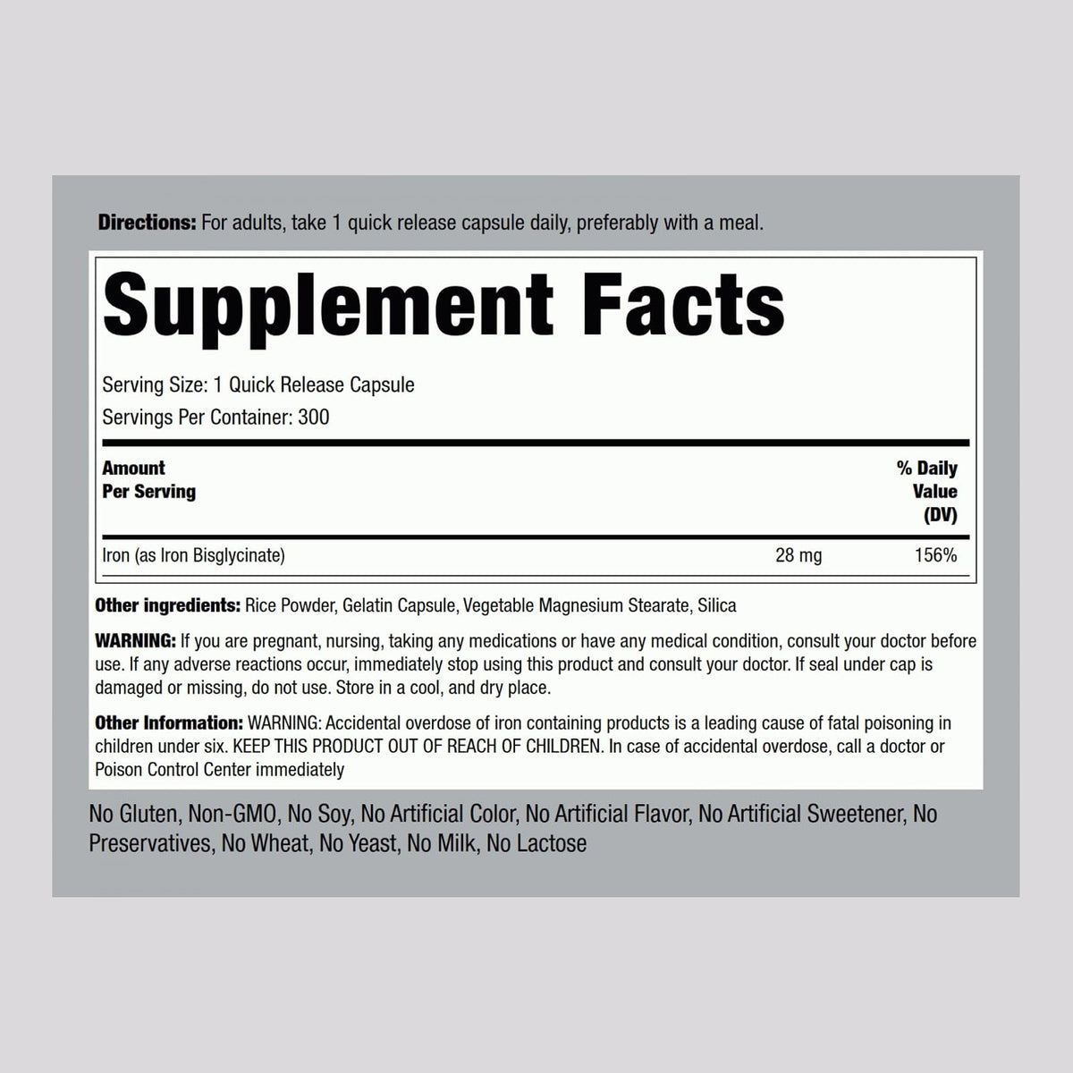 highly absorbable iron supplement