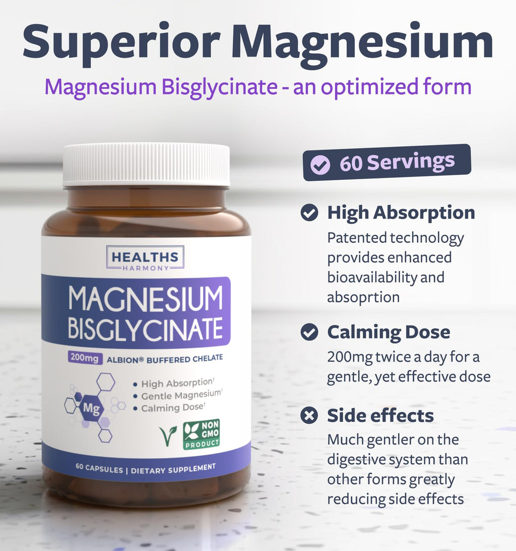 highly absorbable magnesium glycinate capsules