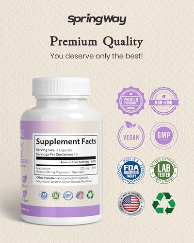 highly absorbable magnesium glycinate supplement