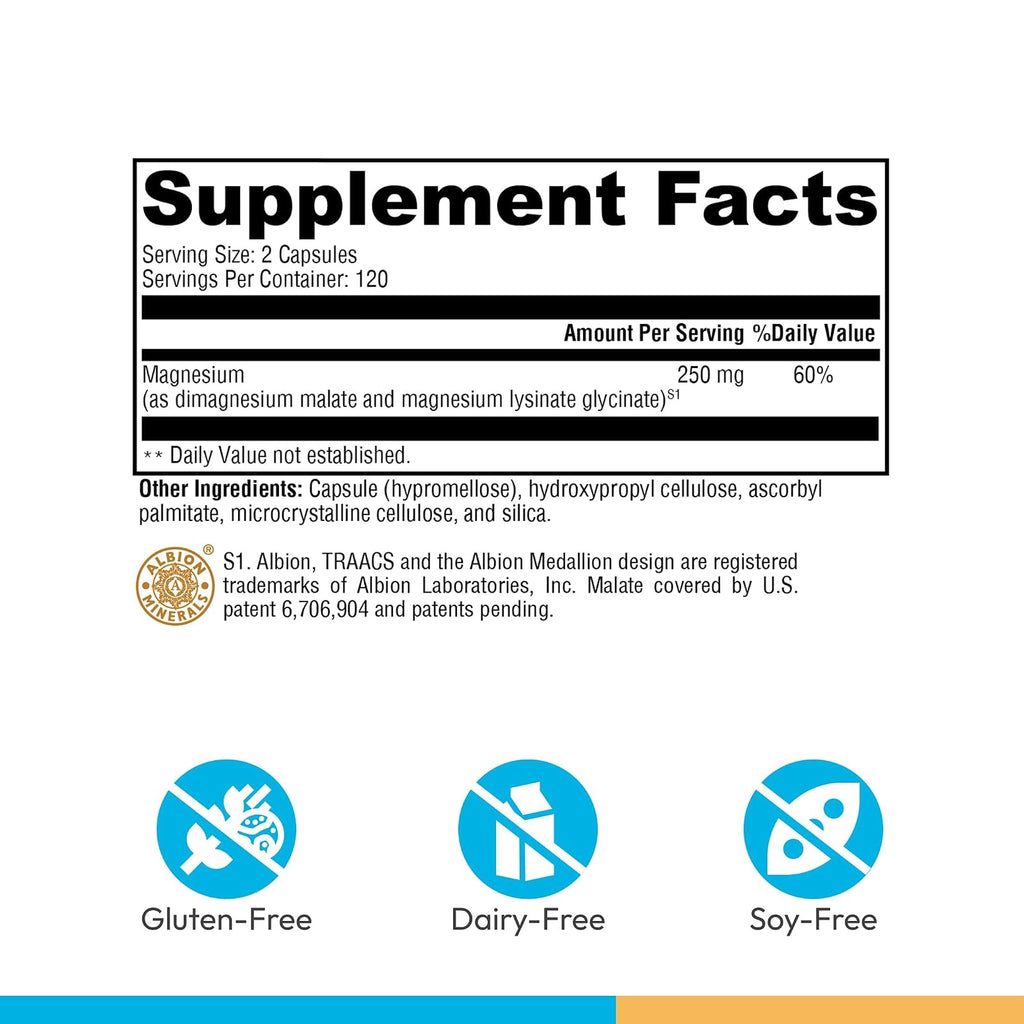 highly absorbable magnesium glycinate supplement