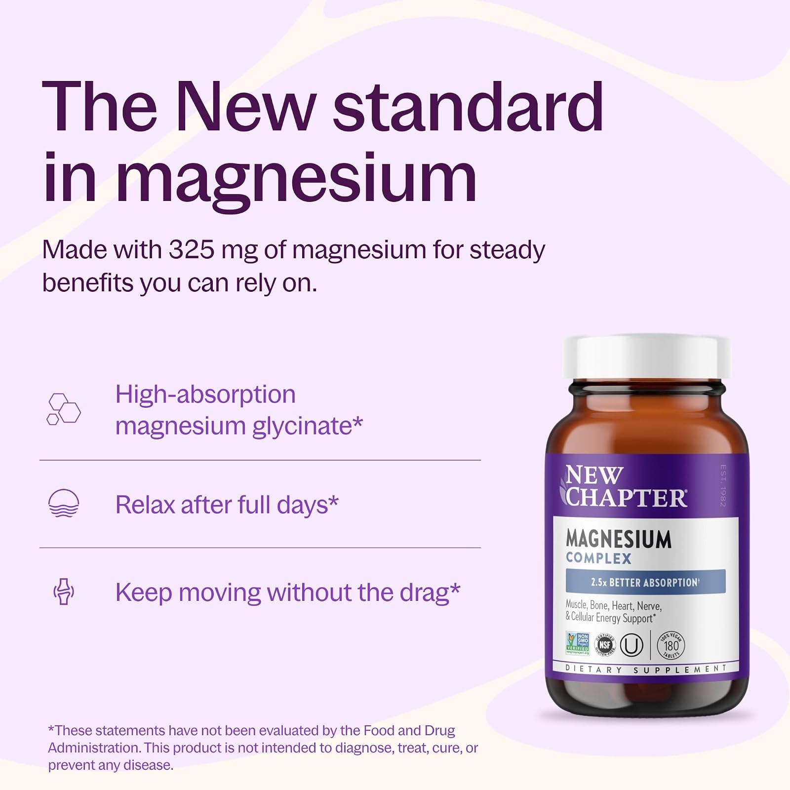 highly absorbable magnesium glycinate supplement
