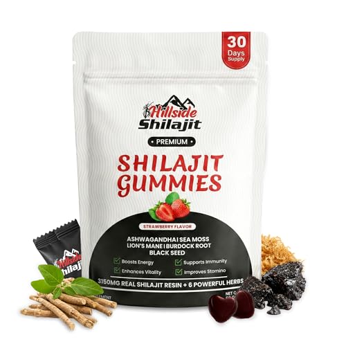 Hillside Shilajit gummies for energy