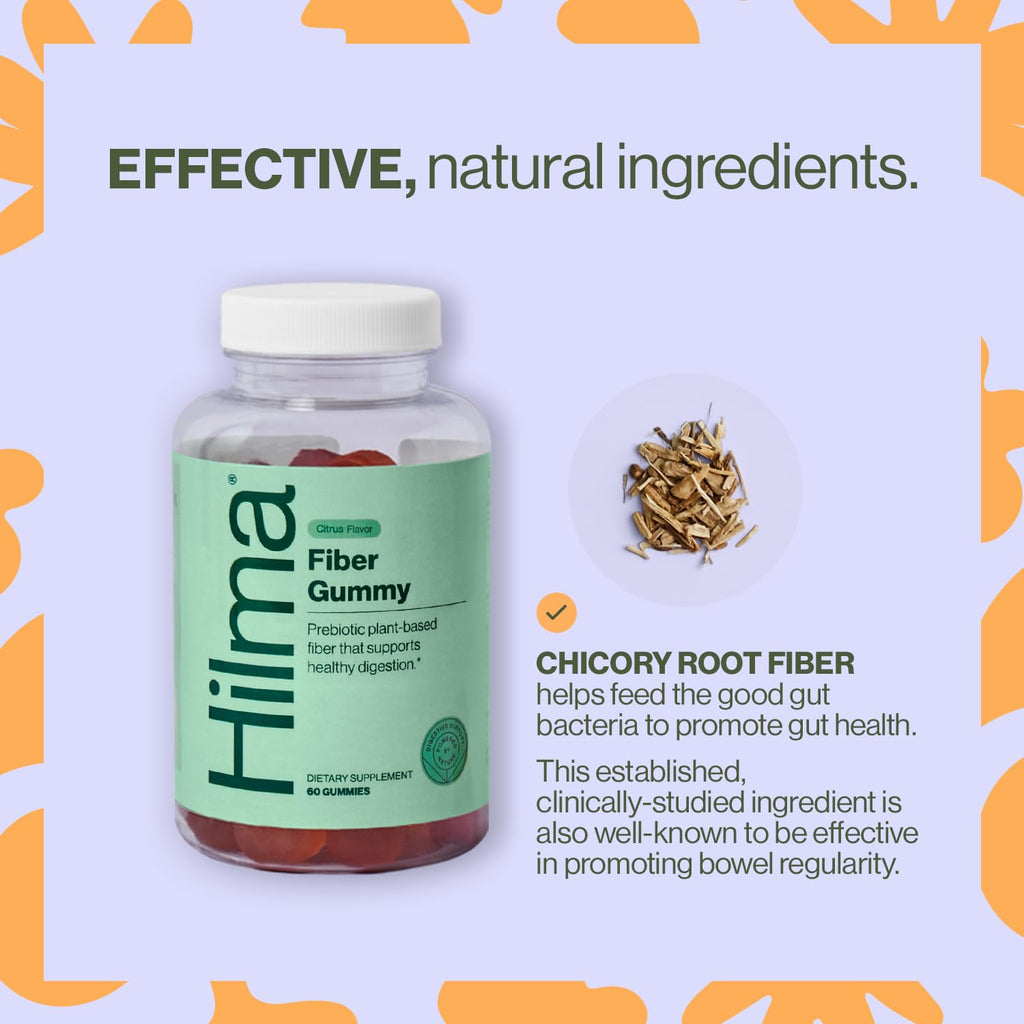 Hilma fiber gummies for gut health
