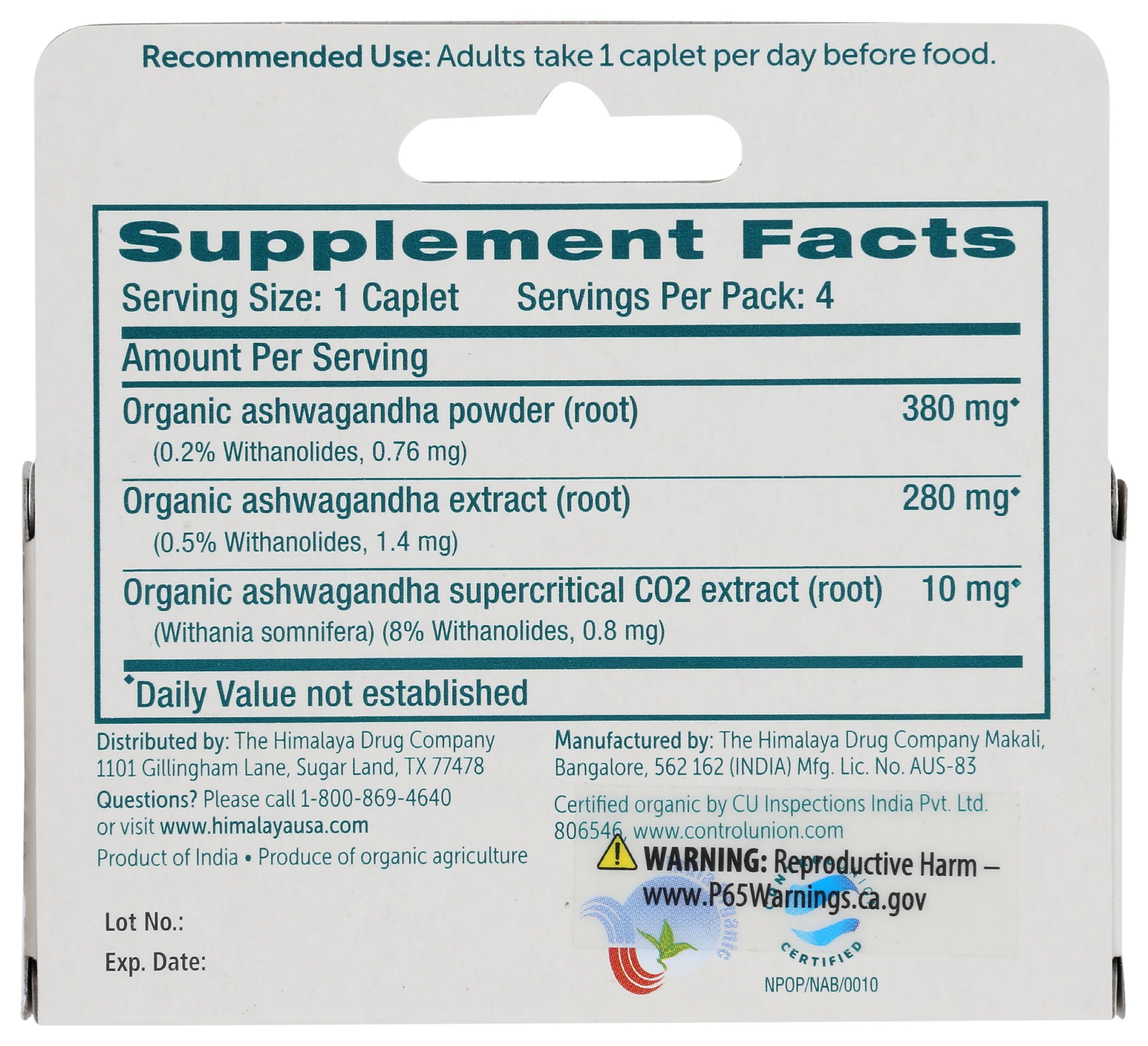 Himalaya ashwagandha for relaxation