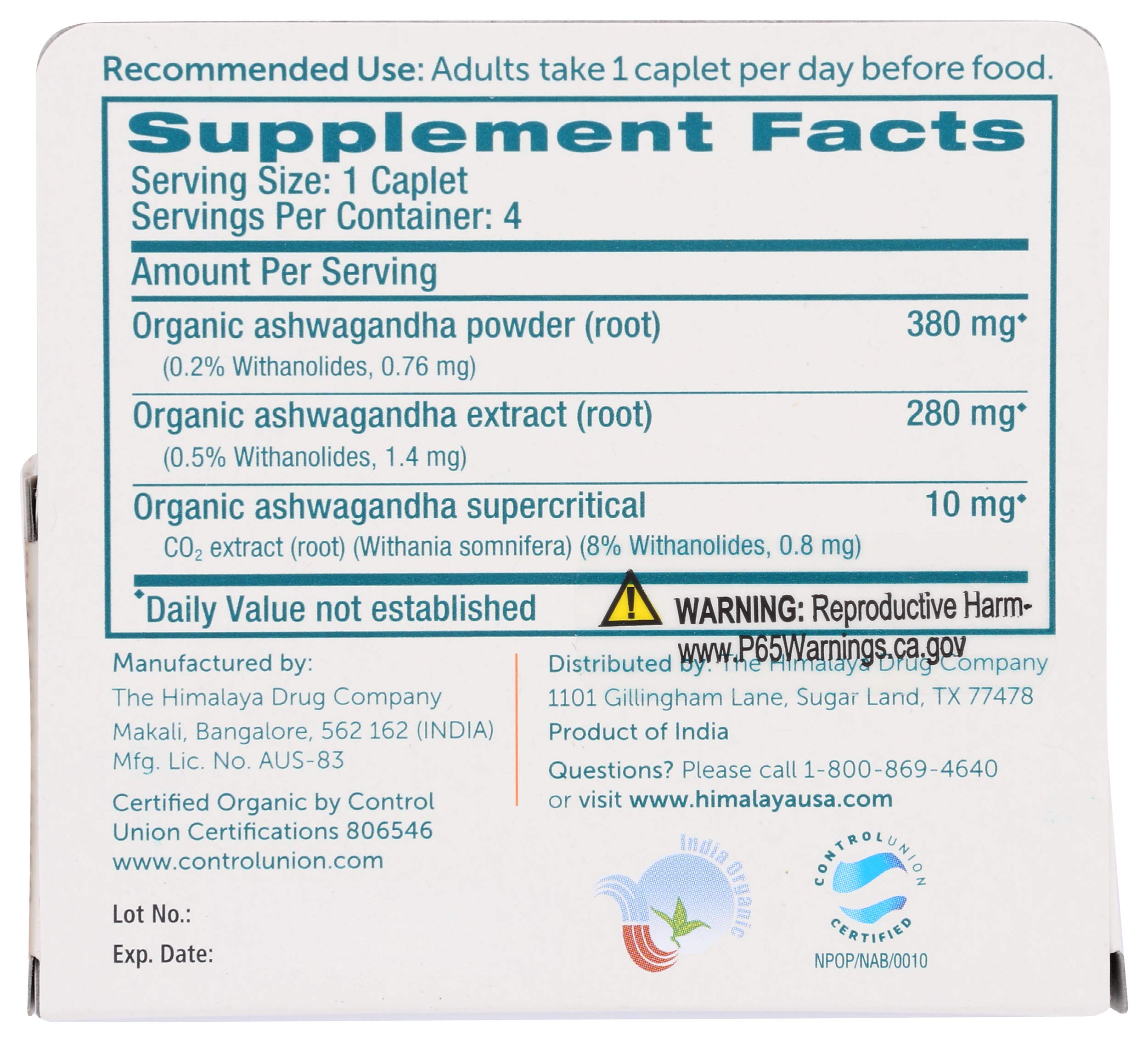 Himalaya ashwagandha herbal remedy