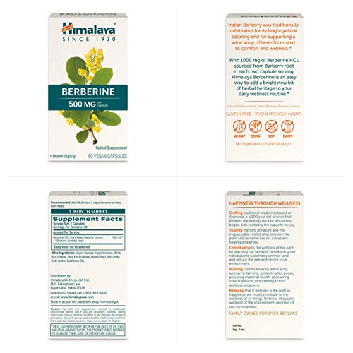 Himalaya Berberine for holistic health
