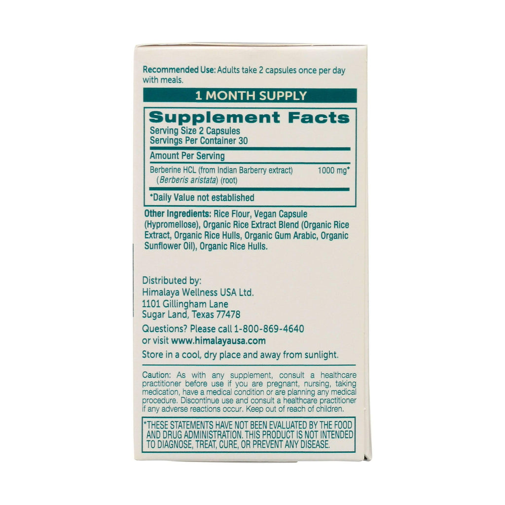 Himalaya Berberine health benefits