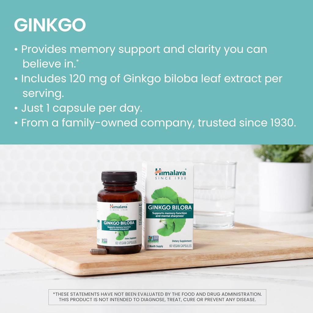 Himalaya herbal capsules for cognitive support