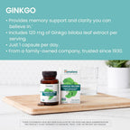 Himalaya herbal capsules for cognitive support