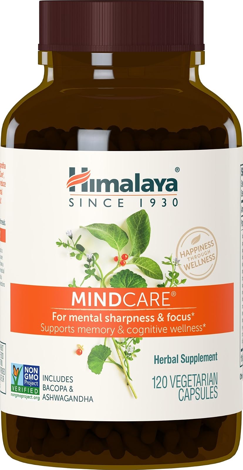 Himalaya MindCare brain supplement capsules