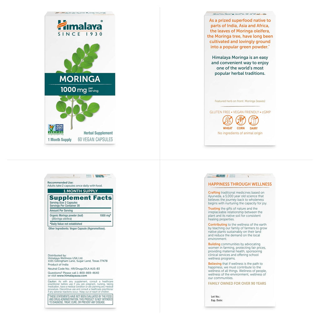 Himalaya moringa capsules for antioxidant boost