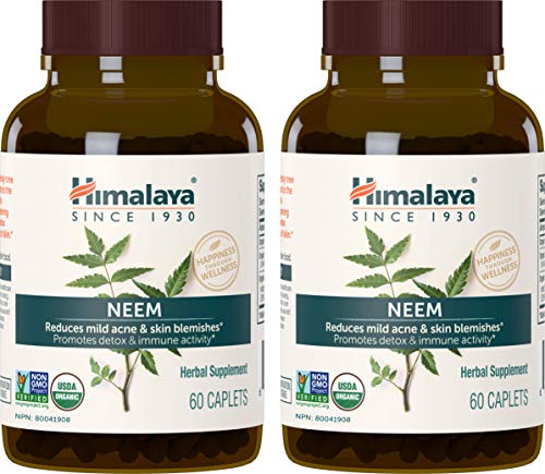 Himalaya Neem 600 mg caplets for skin health