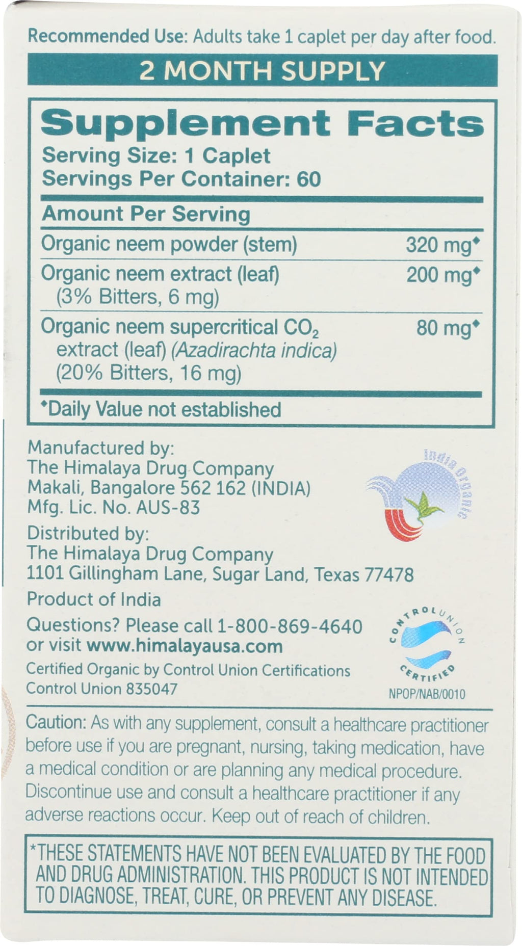 Himalaya neem capsules for daily wellness