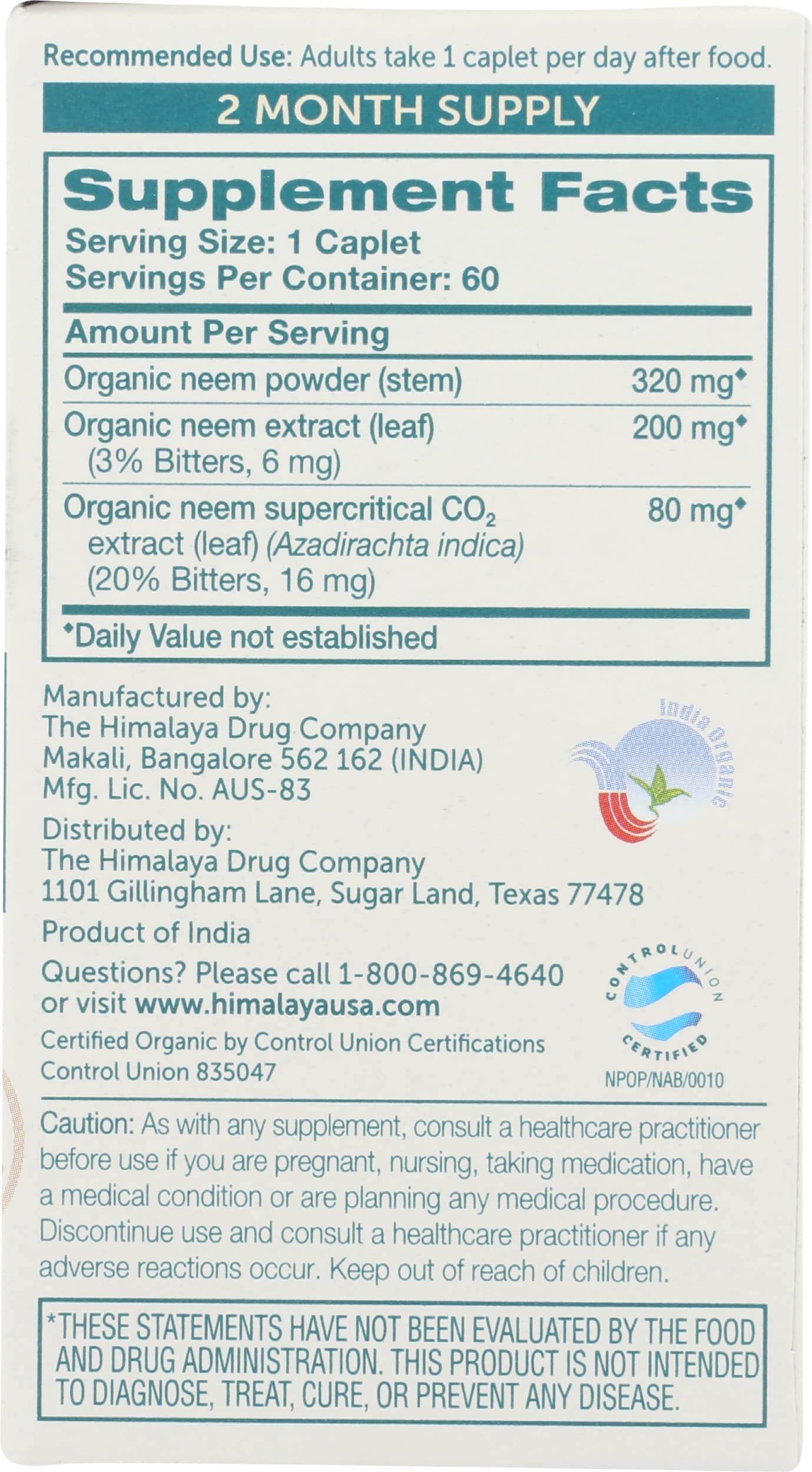 Himalaya neem capsules for daily wellness