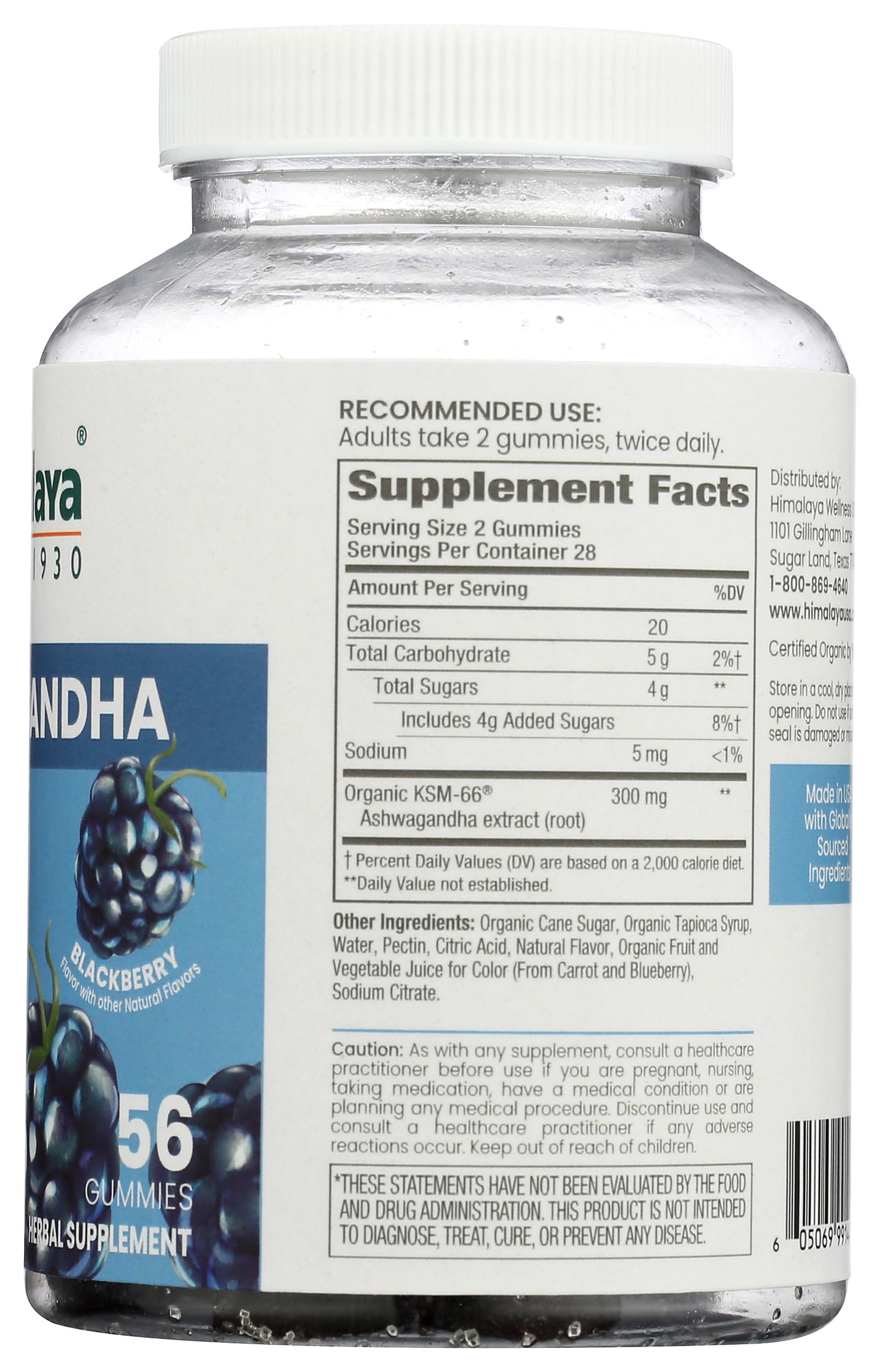 Himalaya organic ashwagandha for wellness