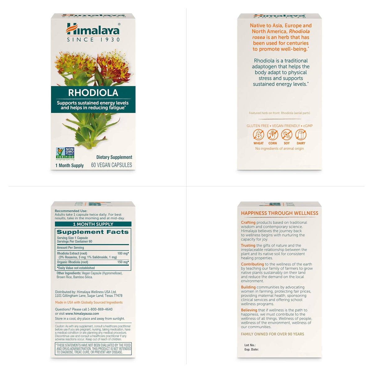 Himalaya Rhodiola Rosea for overall wellness